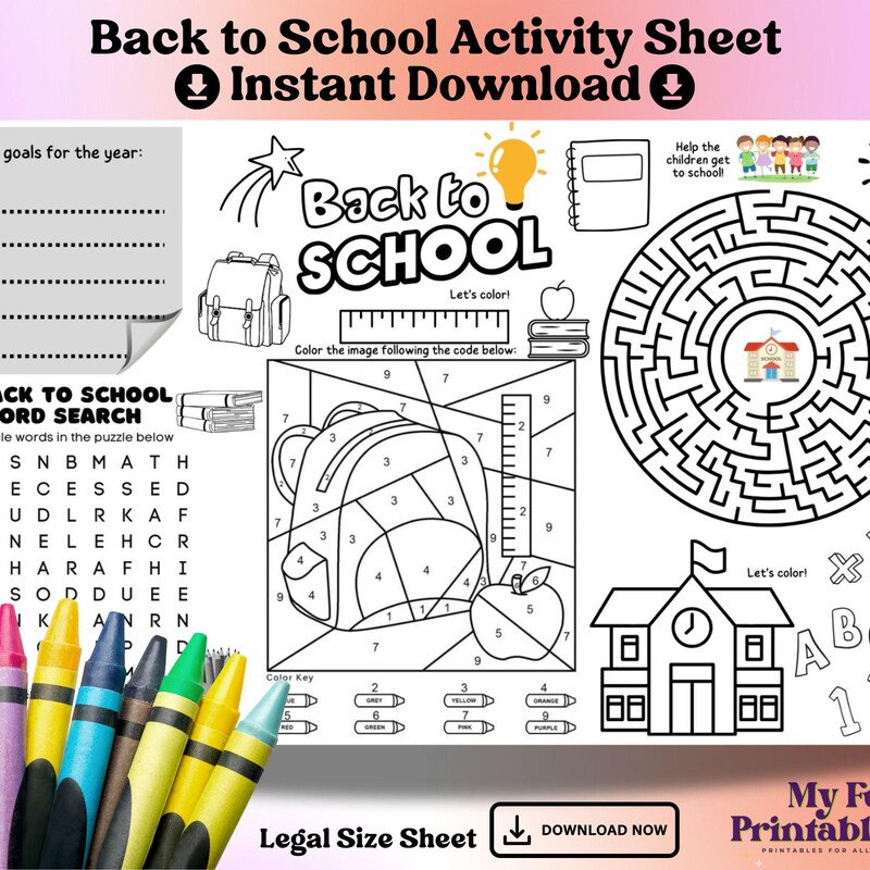 Back to School Print - Etsy