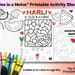 Printable Activity Sheet, One in a Melon Printable, One in a Melon ...