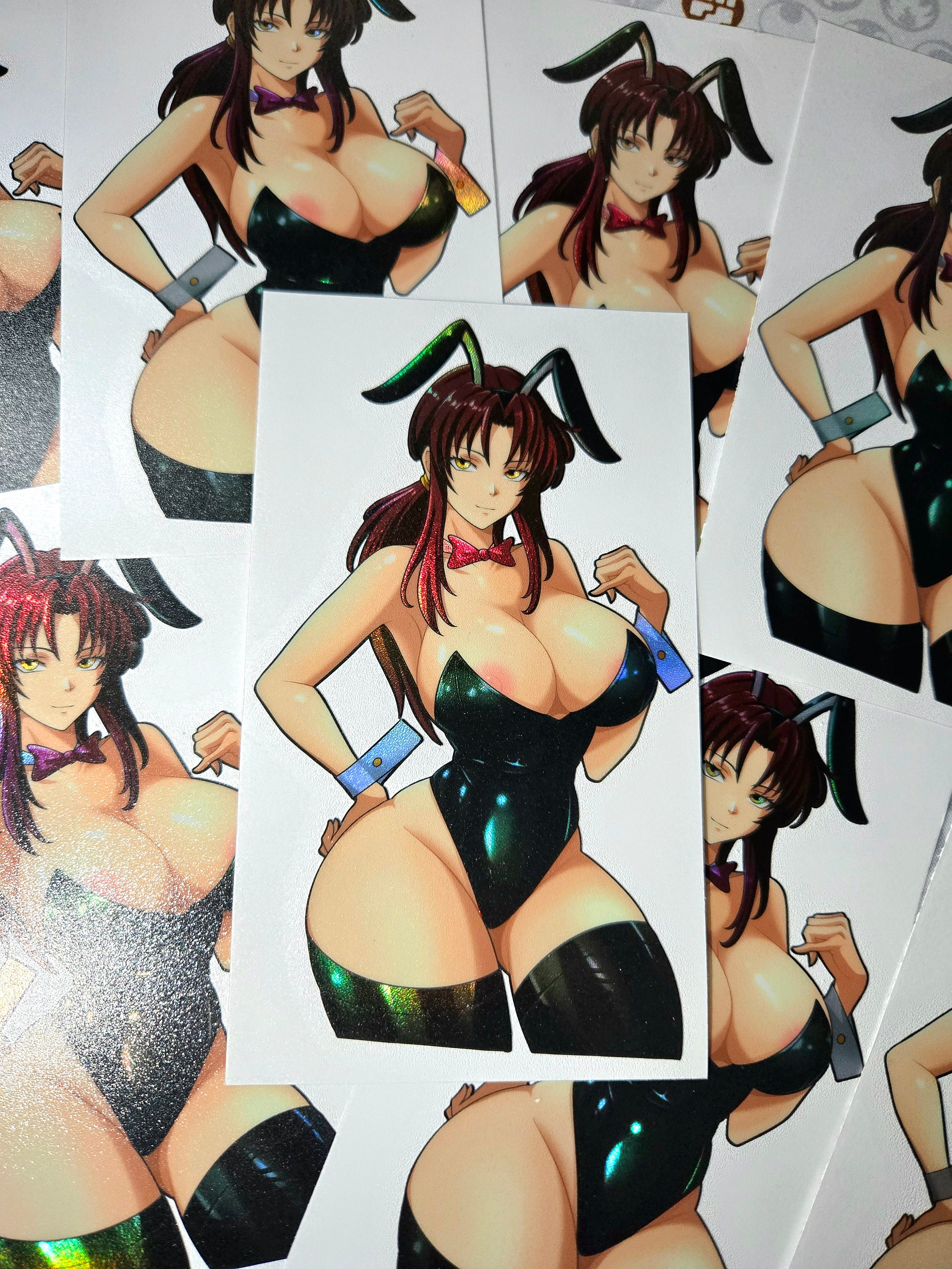 Revy Bunny Waifu Spotholo Sticker - Etsy
