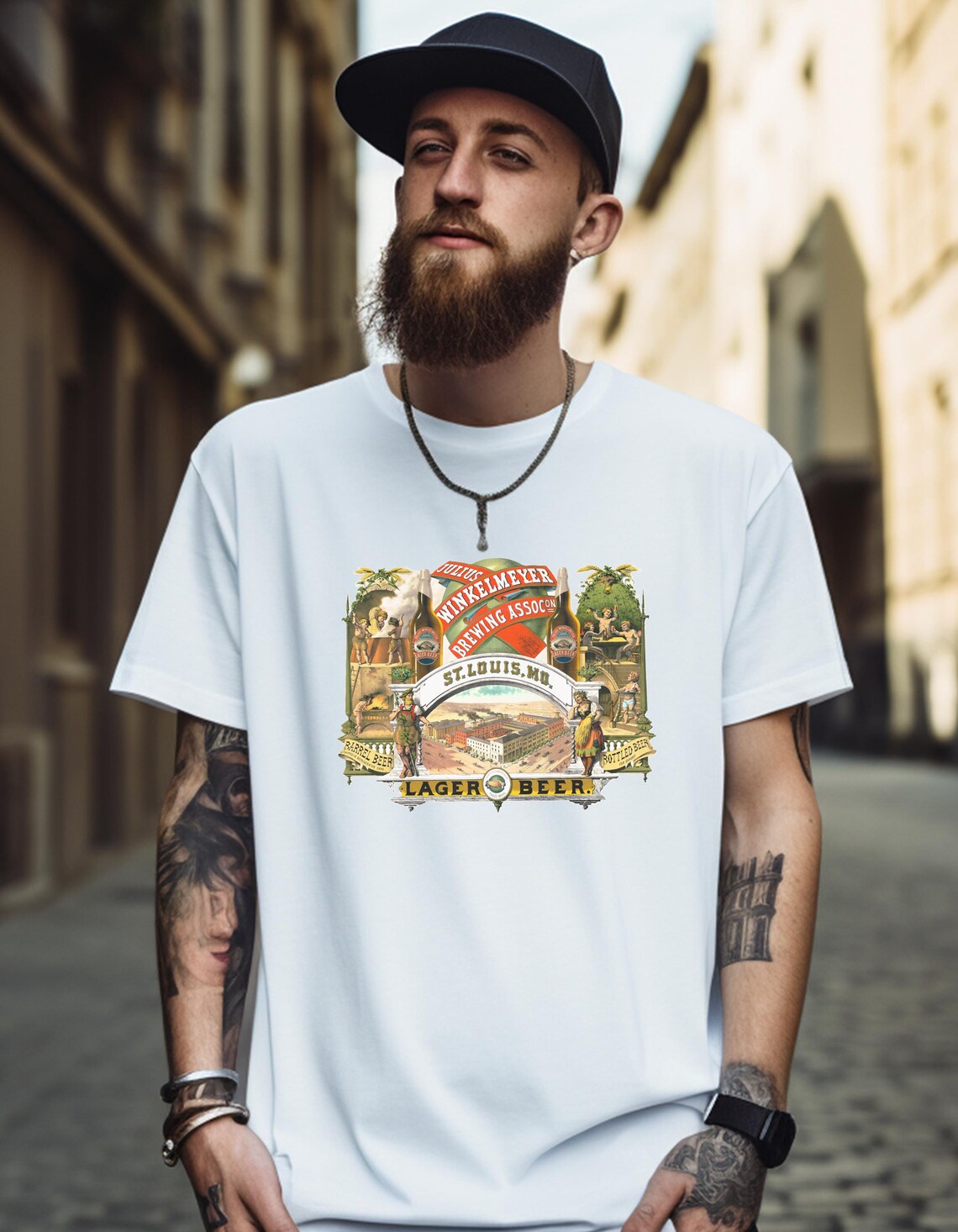 Winkelmeyer Brewing Beer Label T-shirt, Unisex Tee, Gift for Man Woman ...