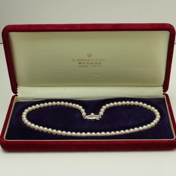 Vintage mikimoto pearl necklace price store