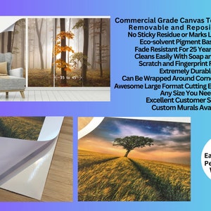 Wildflower Wallpaper Mural Boho Floral Peel and Stick Mural Wallpaper ...