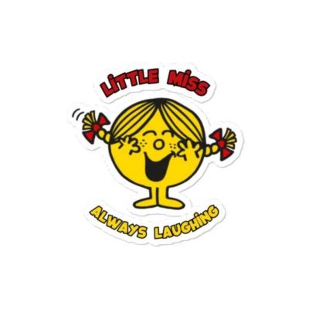 Little Miss Always Laughing Funny Car Sticker Cheerful Decal - Etsy