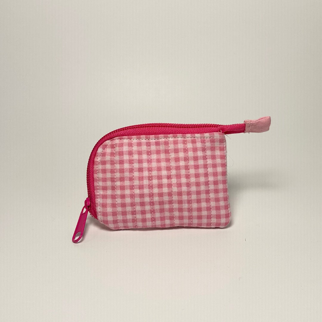 Small Fabric Zipper Pouch, Coin Purse, Small Quilted Wallet - Etsy