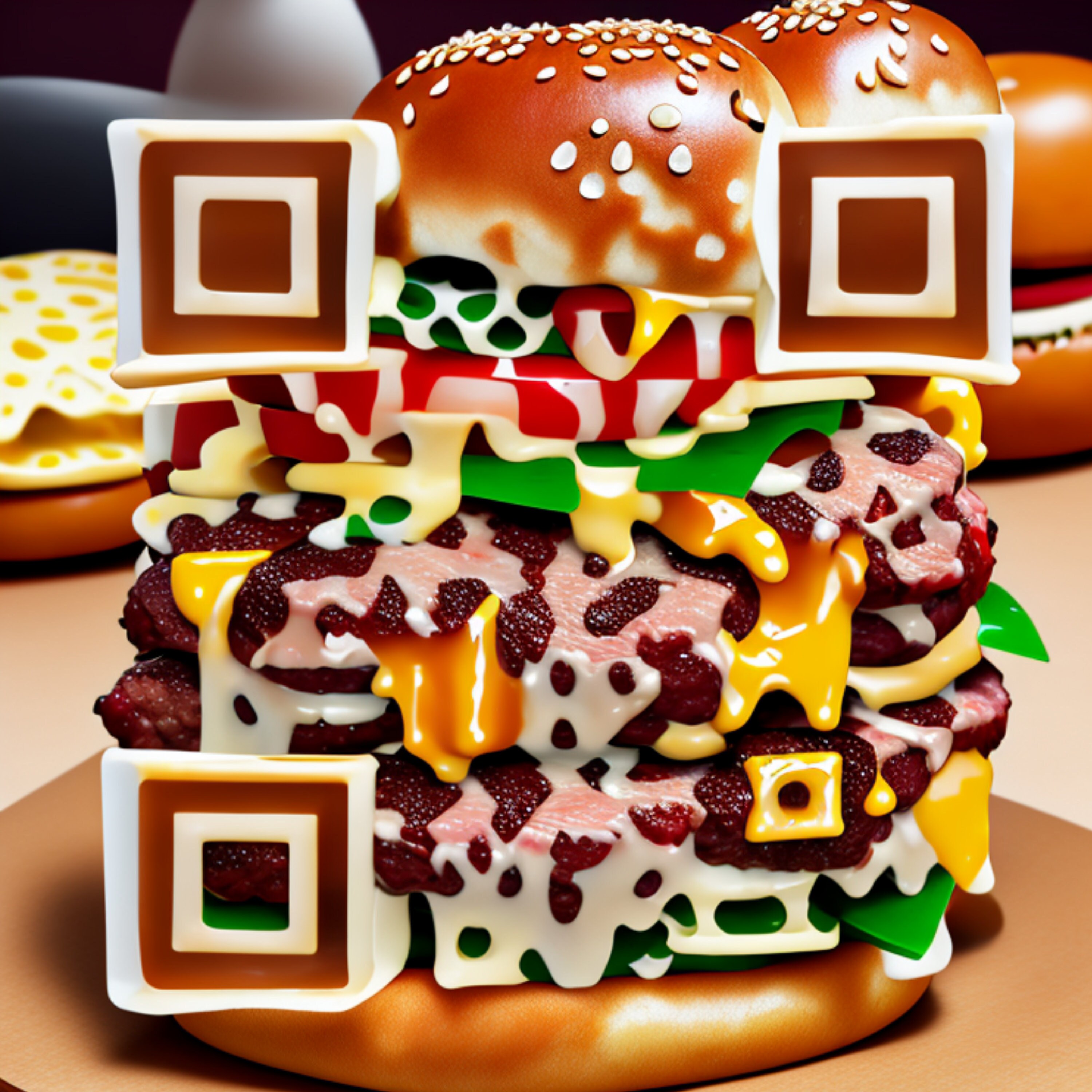 QR Code Art Artistic QR Code QR Codes for Your Business. - Etsy