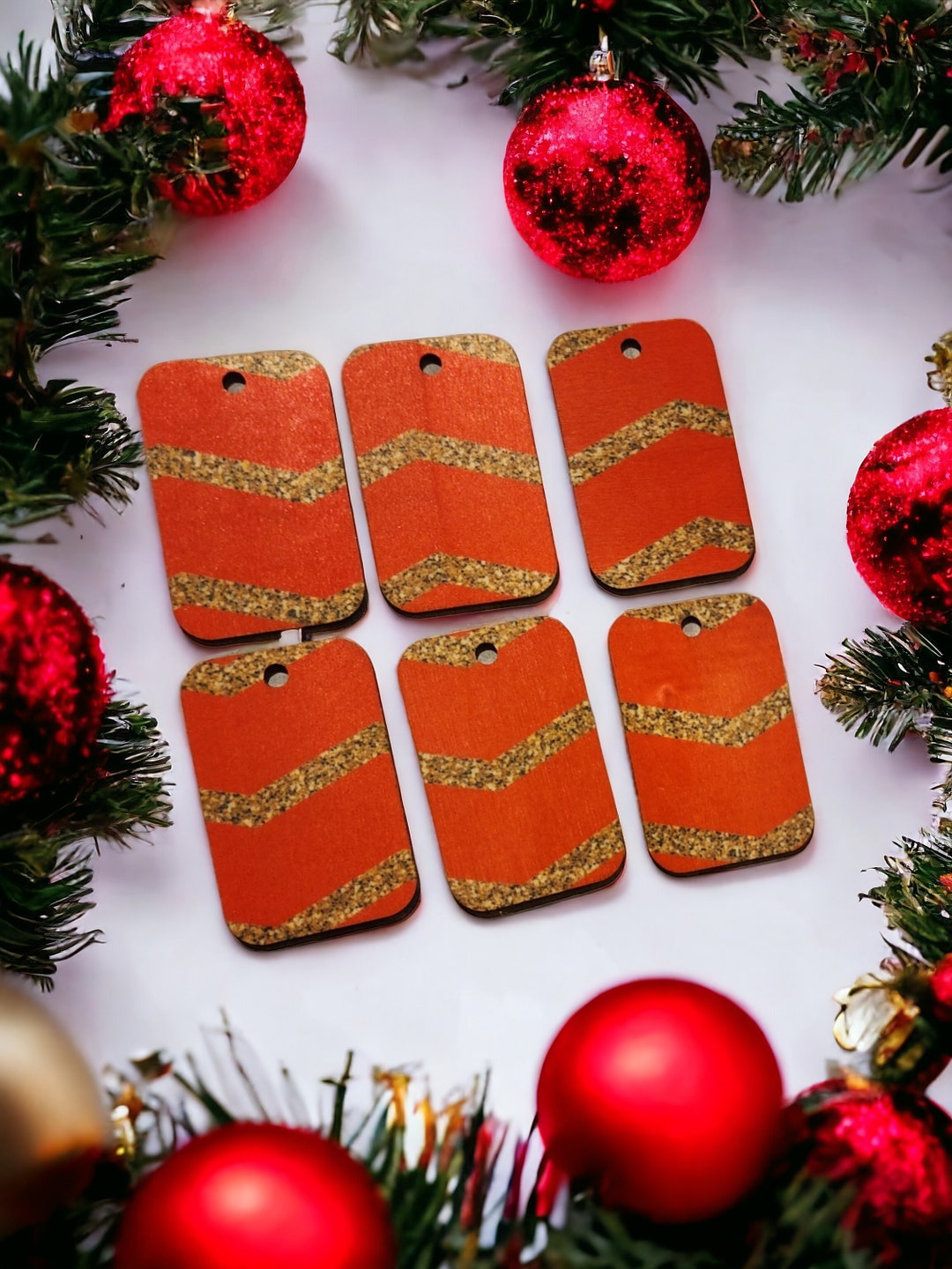 Set of Wooden Gift Bag Tags - Etsy