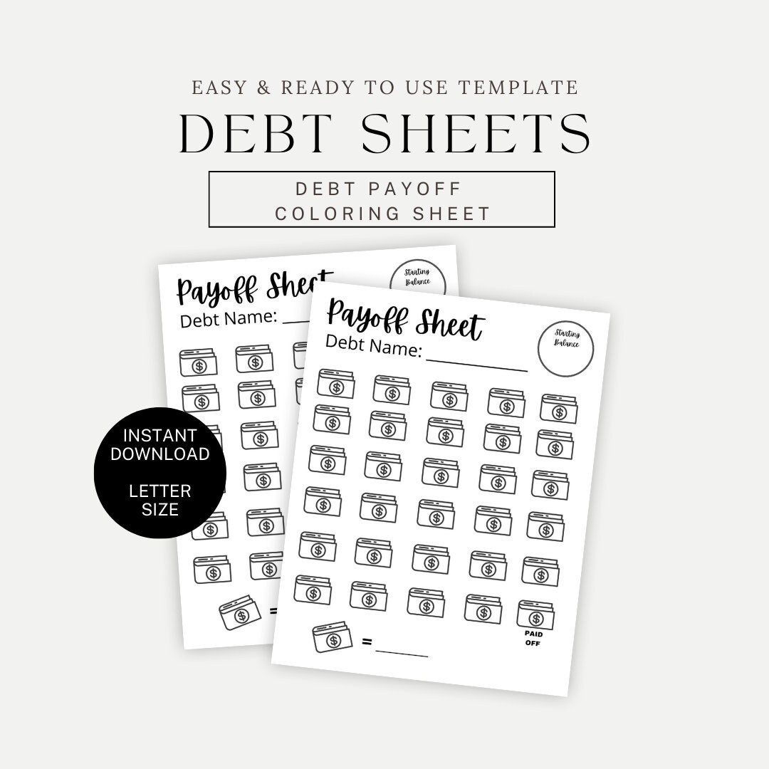 Debt Payoff Tracker | Debt Tracker | Debt Track Printable | Debt Payoff ...
