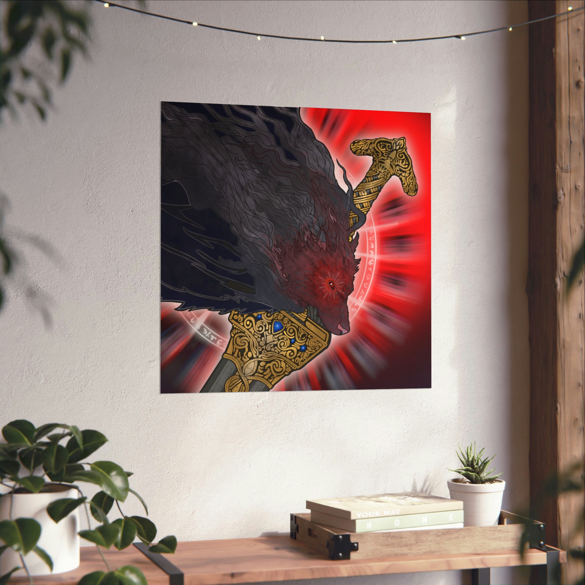 Blaidd, Half Wolf - Elden Ring Poster - Etsy