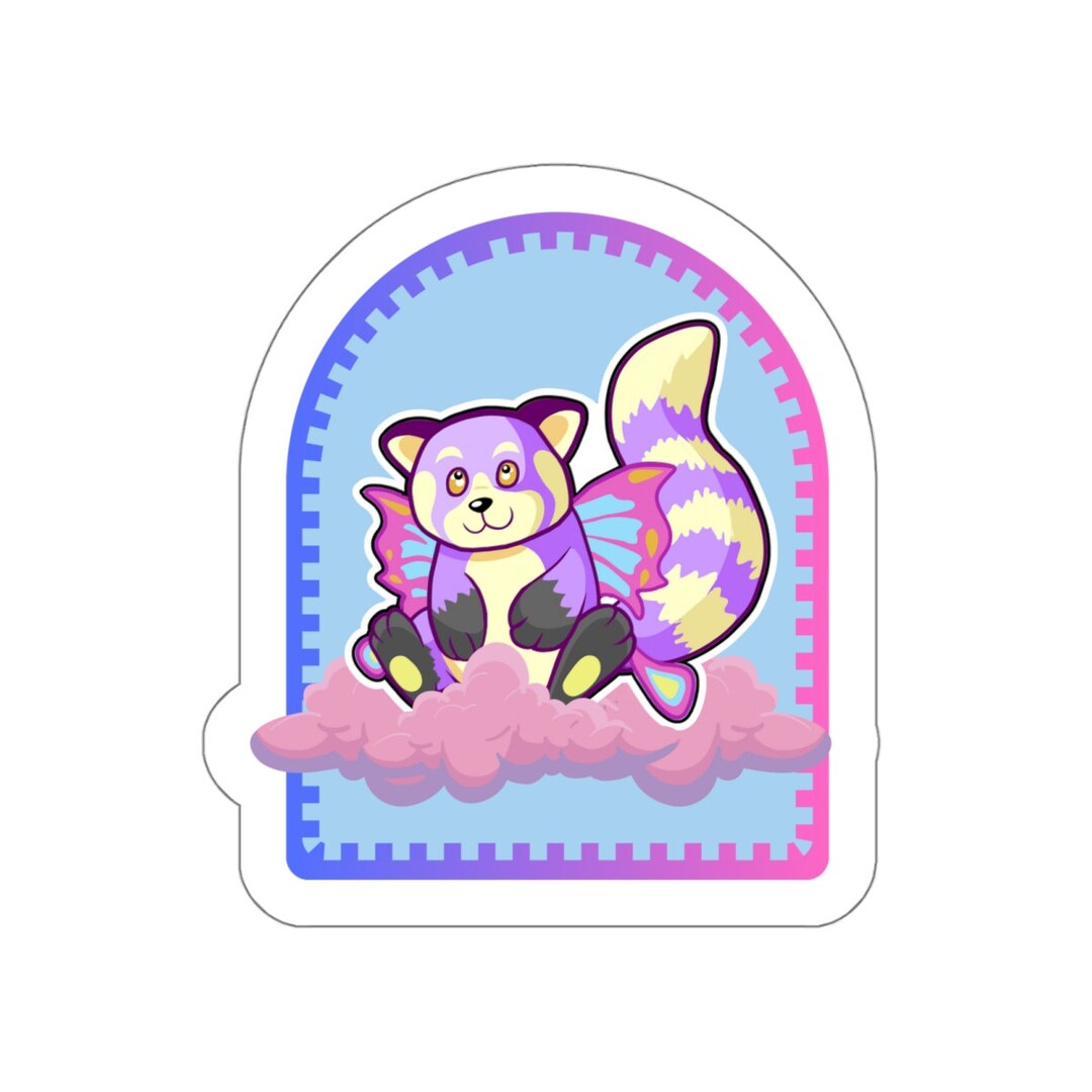 Pastel Kawaii Faerie Dandan Petpet (neopets) Die-cut Sticker - Etsy