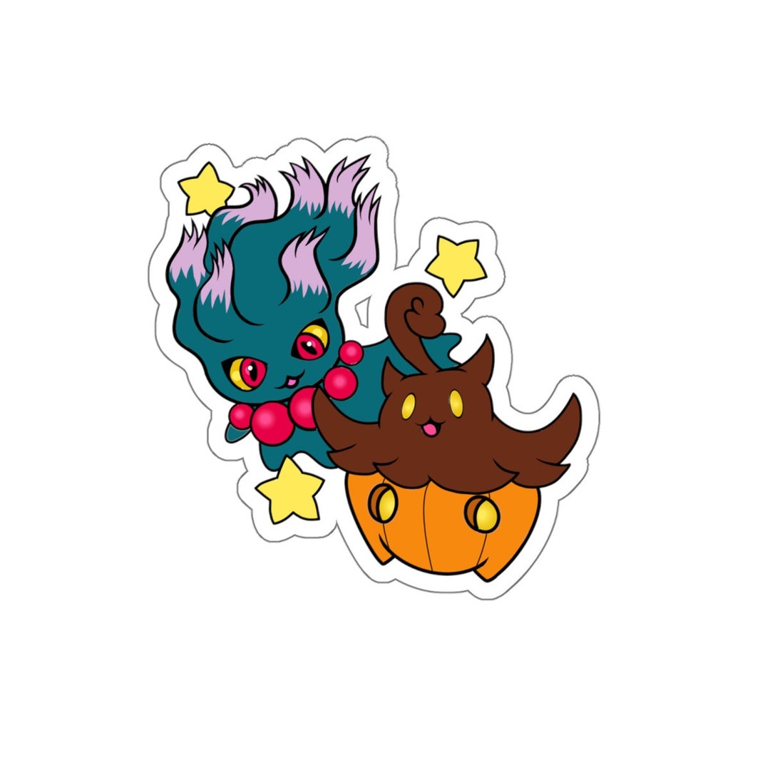 Spooky Mon Pals - Ghost Buddies Die-cut Sticker - Etsy