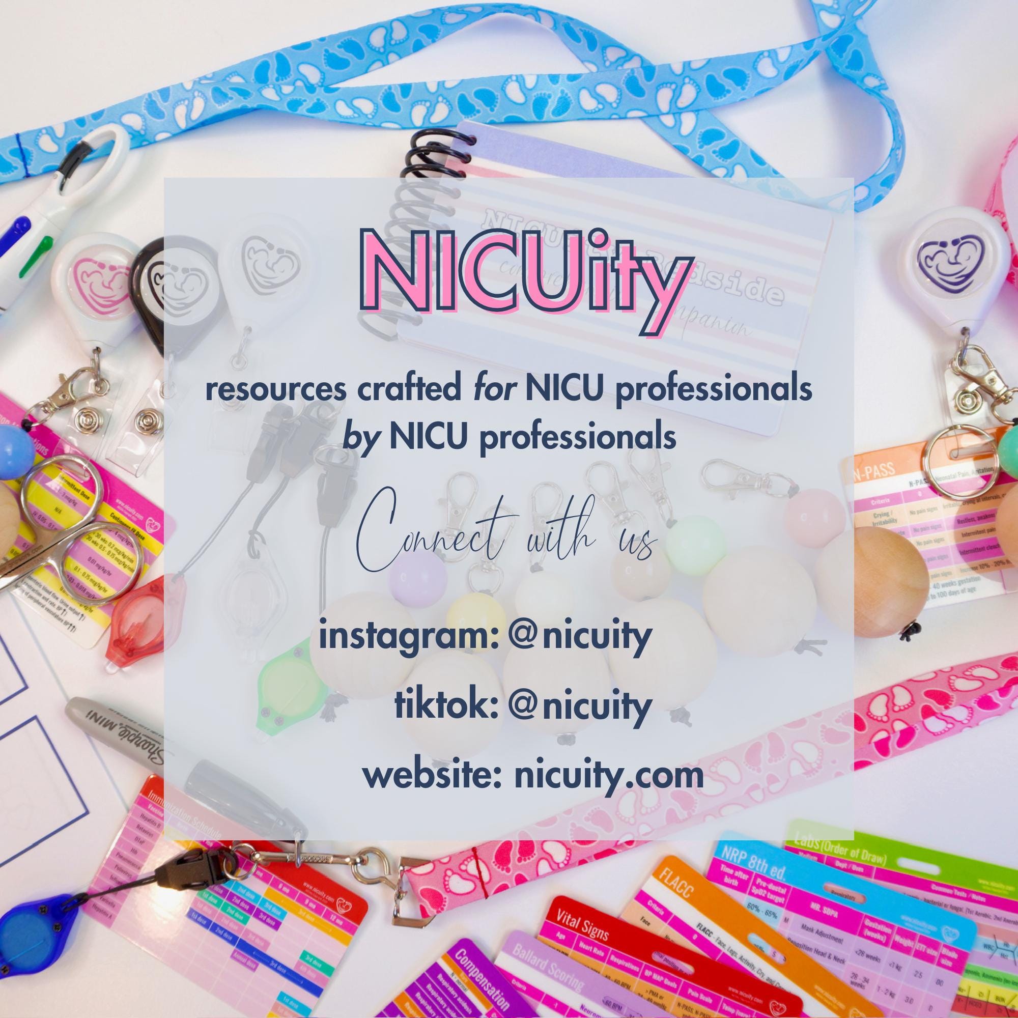 Ultimate NICU Nurse Badge Reference Card Bundle | Bundle of 14 NICU ...