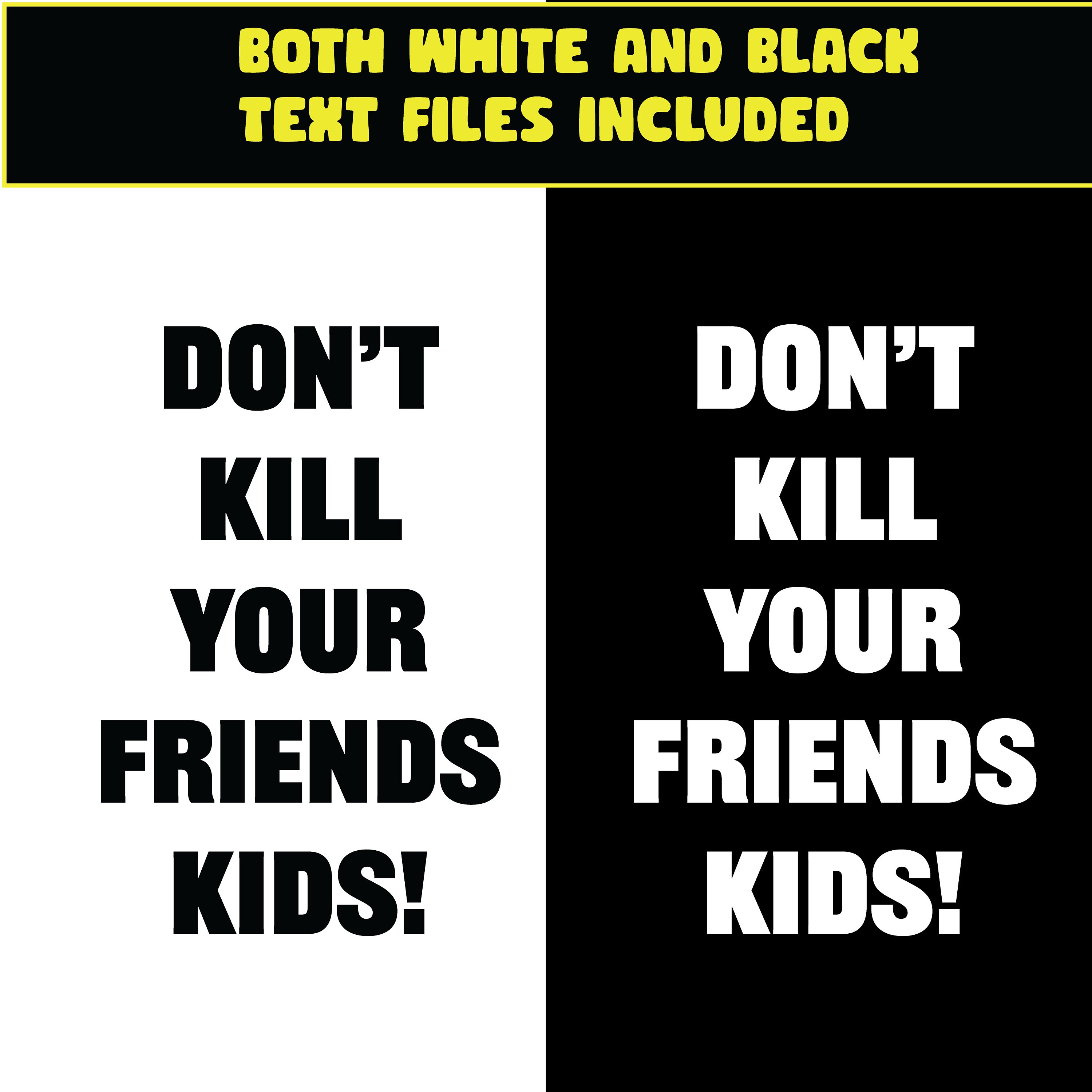Xxxtentacion Revenge Design Don't Kill Your Friends Kids Set of 4 Digital Download PNG and SVG ...
