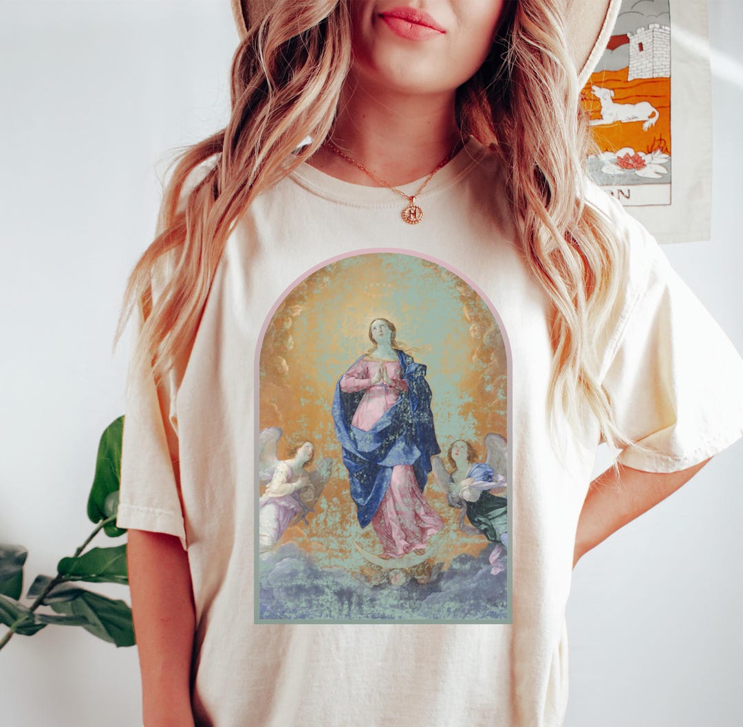 Immaculate Conception Tshirt / Catholic Holy Mary Magdalene Goddess ...