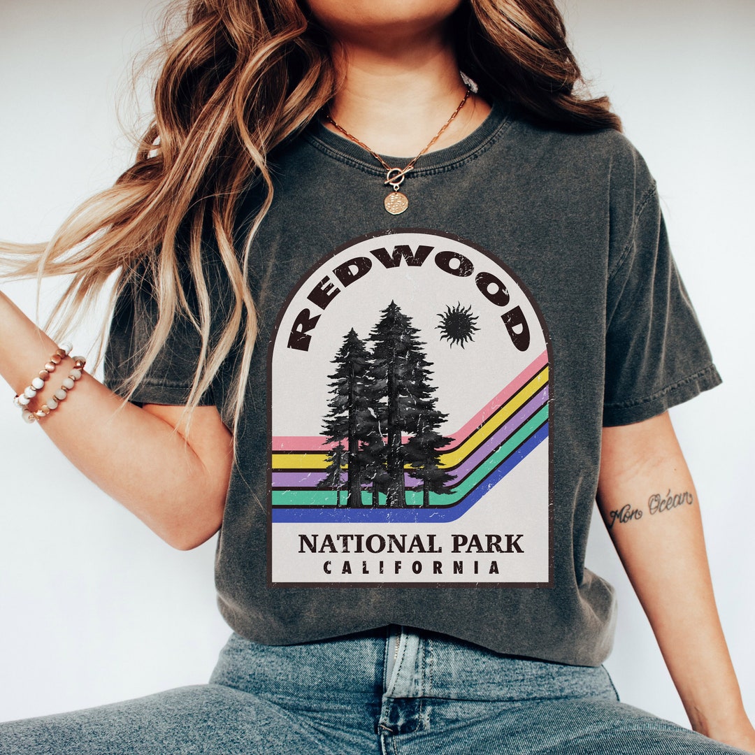 Redwood National Park Tshirt / Trees Camping Hiking Outdoors Nature ...
