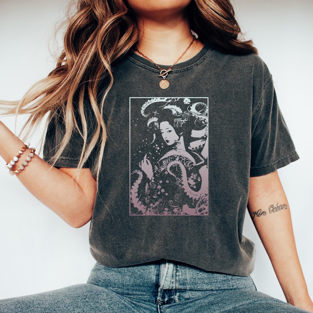 Geisha Tshirt / Japanese Mermaid Octopus Beauty Monster Tokyo Japan ...