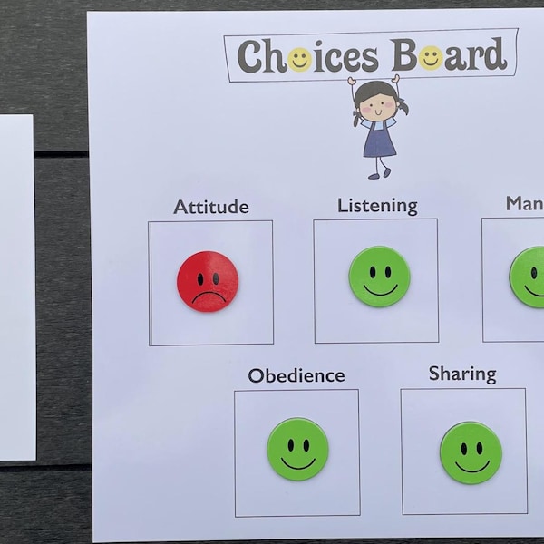 This or That Choice Board - Etsy