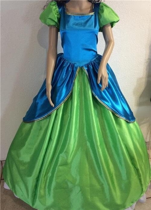 Drizella Cinderella Step Sister Costume Dress Gown Wicked Stepsister