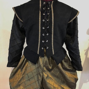 Elizabethan Renaissance Tudor Shakespearean Doublet Slops/breeches ...