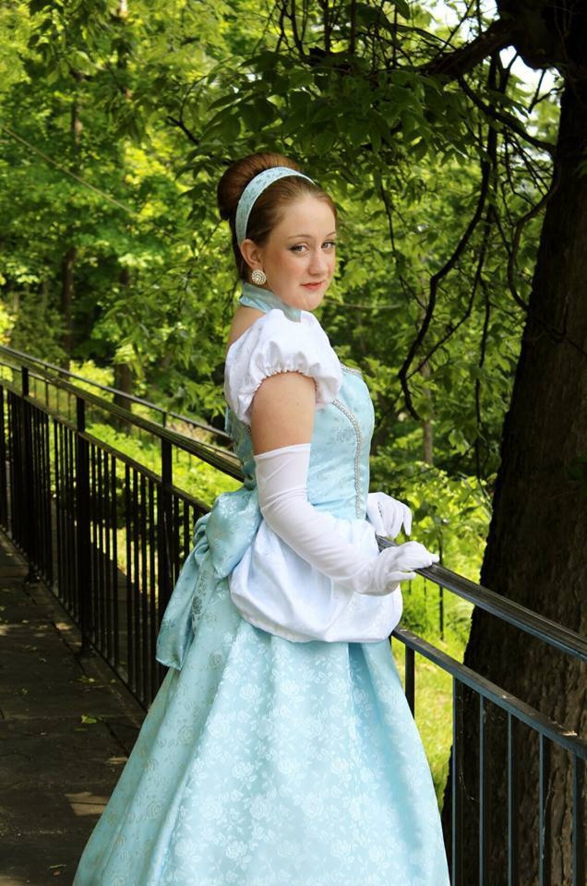Enchanted Cinderella Ball Gown Dress & Headband, Adult, Custom Made to ...