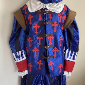 Volo Like Baldur's Gate 3 Costume Jacket, Breeches & Hat, Royal Blue ...