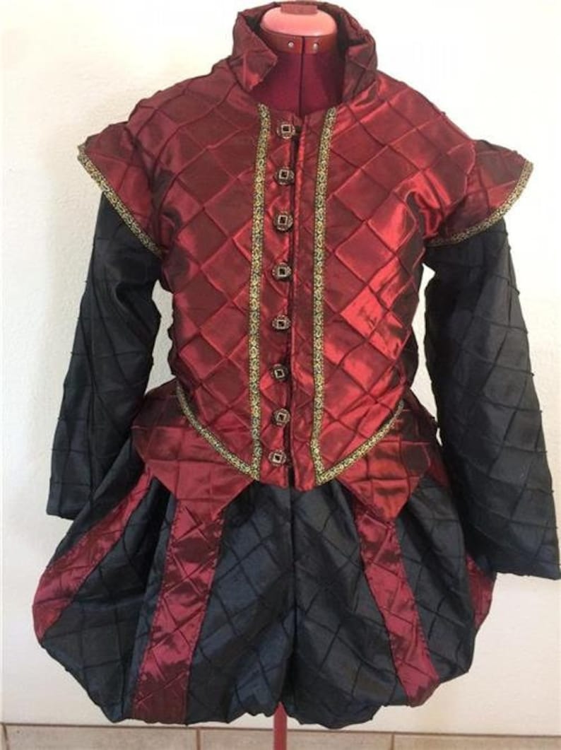 Elizabethan Renaissance Tudor Shakespearean Doublet Slops/breeches and ...