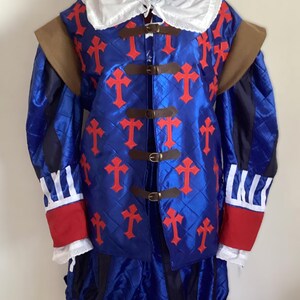 Volo Like Baldur's Gate 3 Costume Jacket, Breeches & Hat, Royal Blue ...