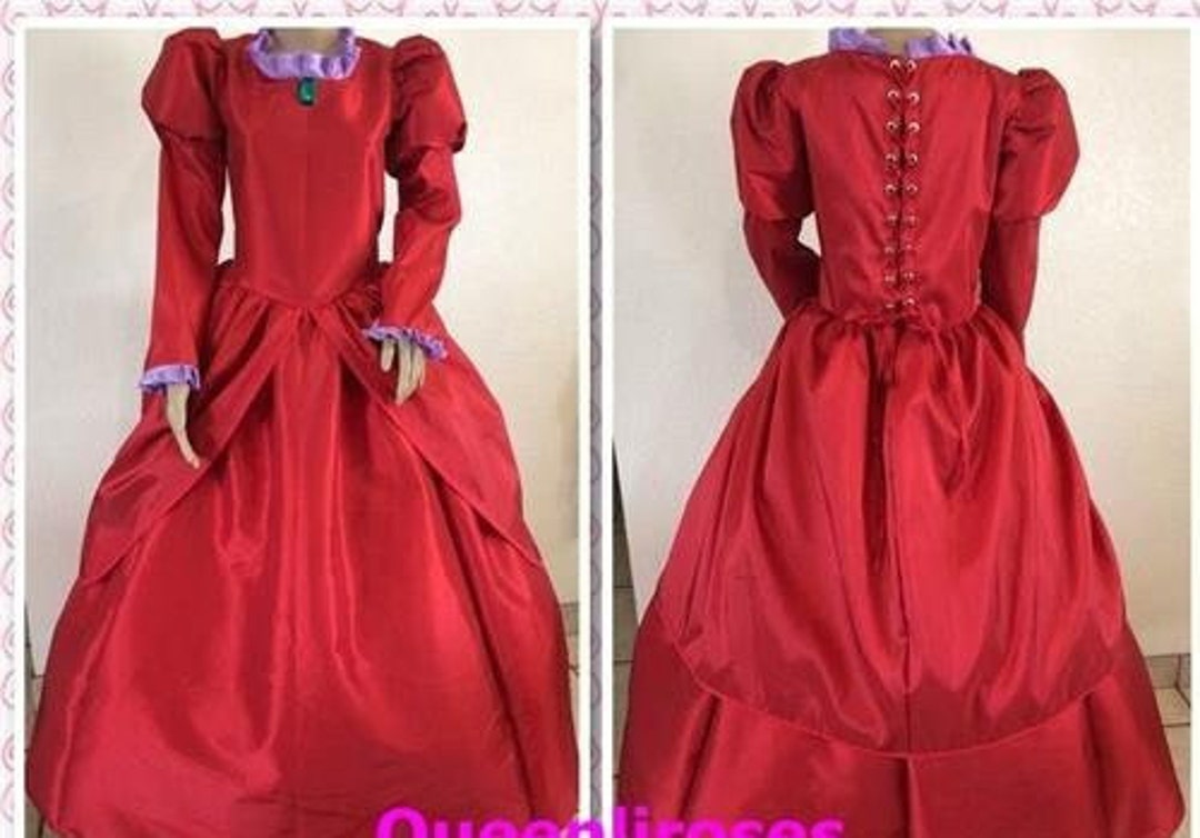 Lady Tremaine Cinderella Stepmother Costume Dress Gown Adult Teen