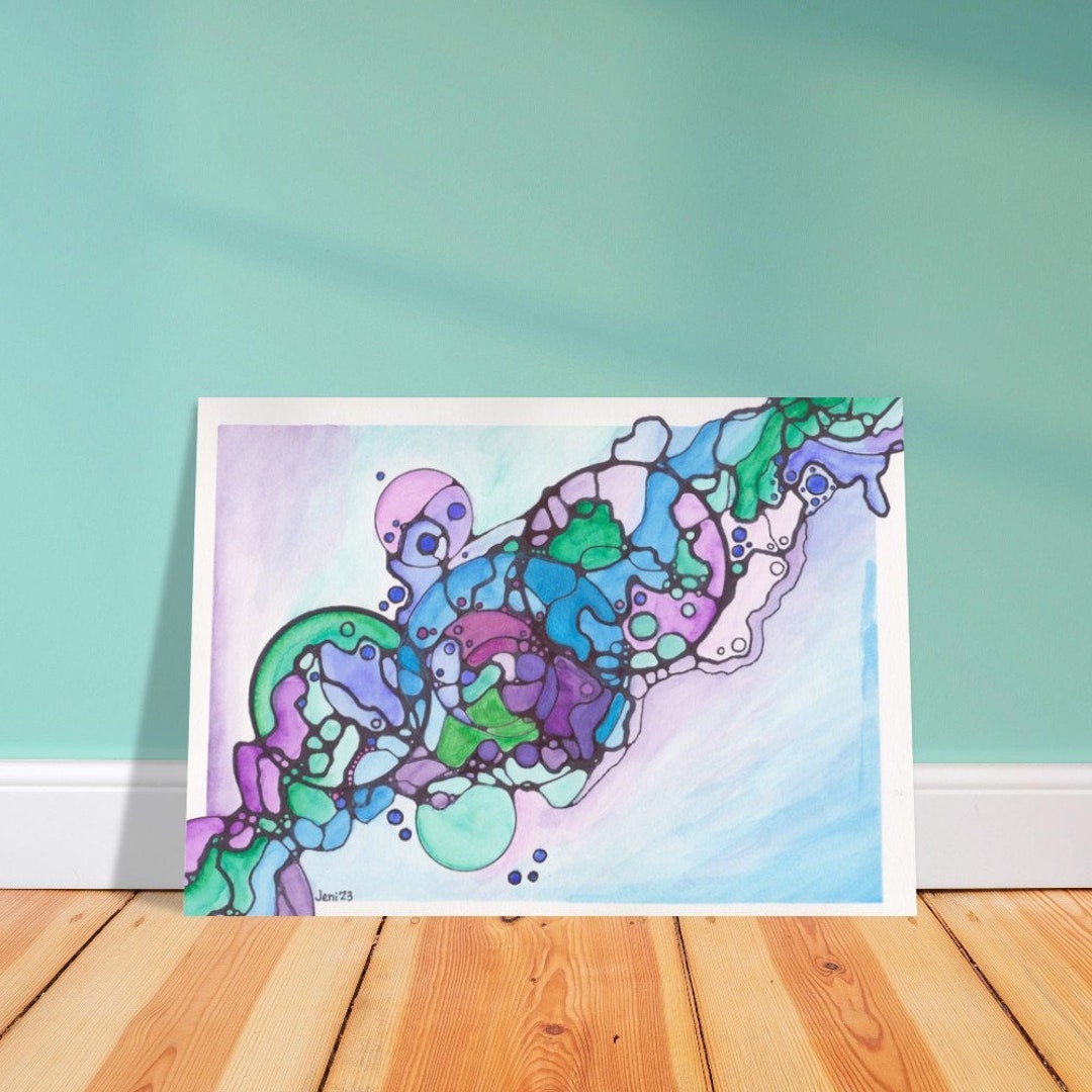 Neurographic Art "manifest" Original Artwork by Jeni Lucas Premium ...