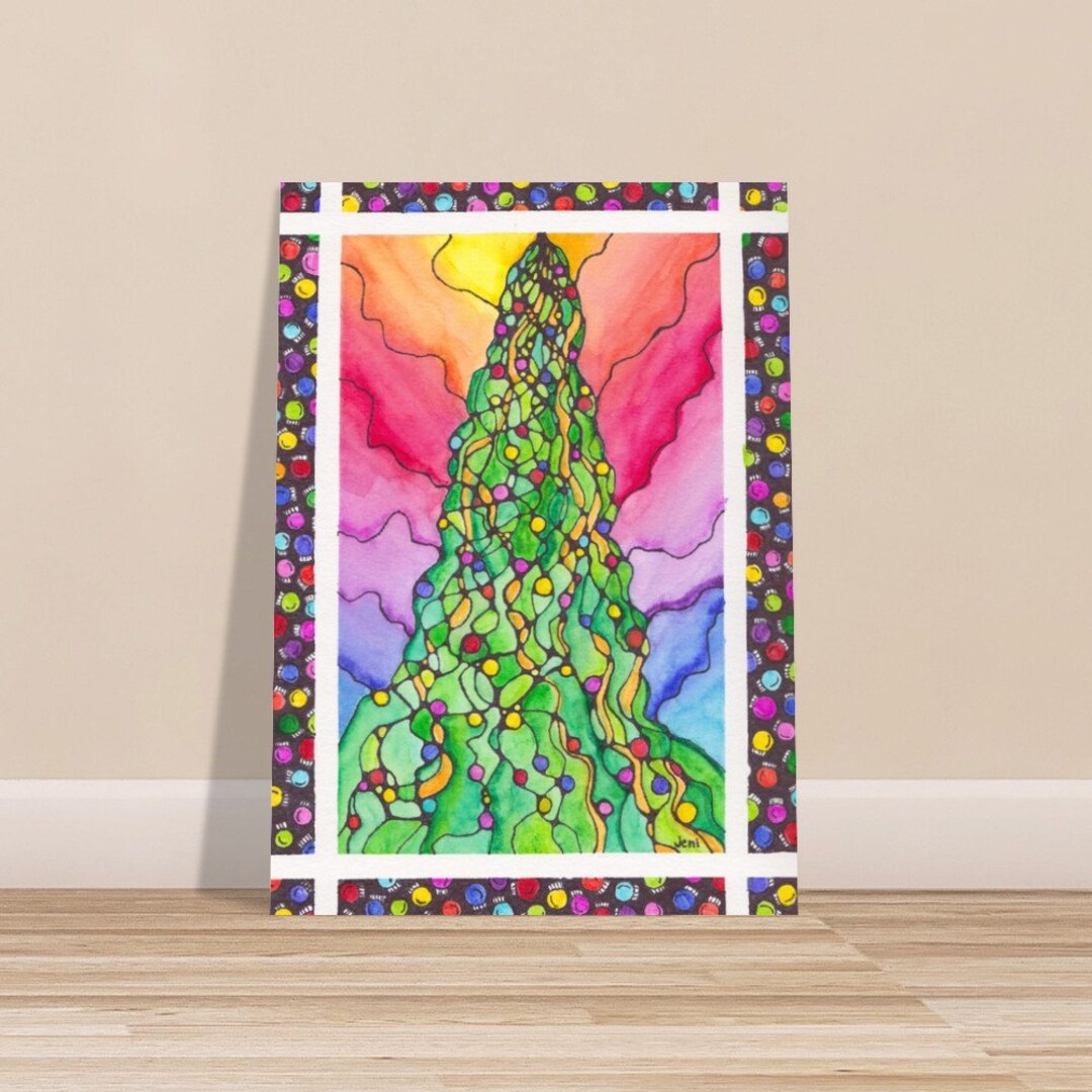 Neurographic Art "o Christmas Tree" Original Artwork by Jeni Lucas ...