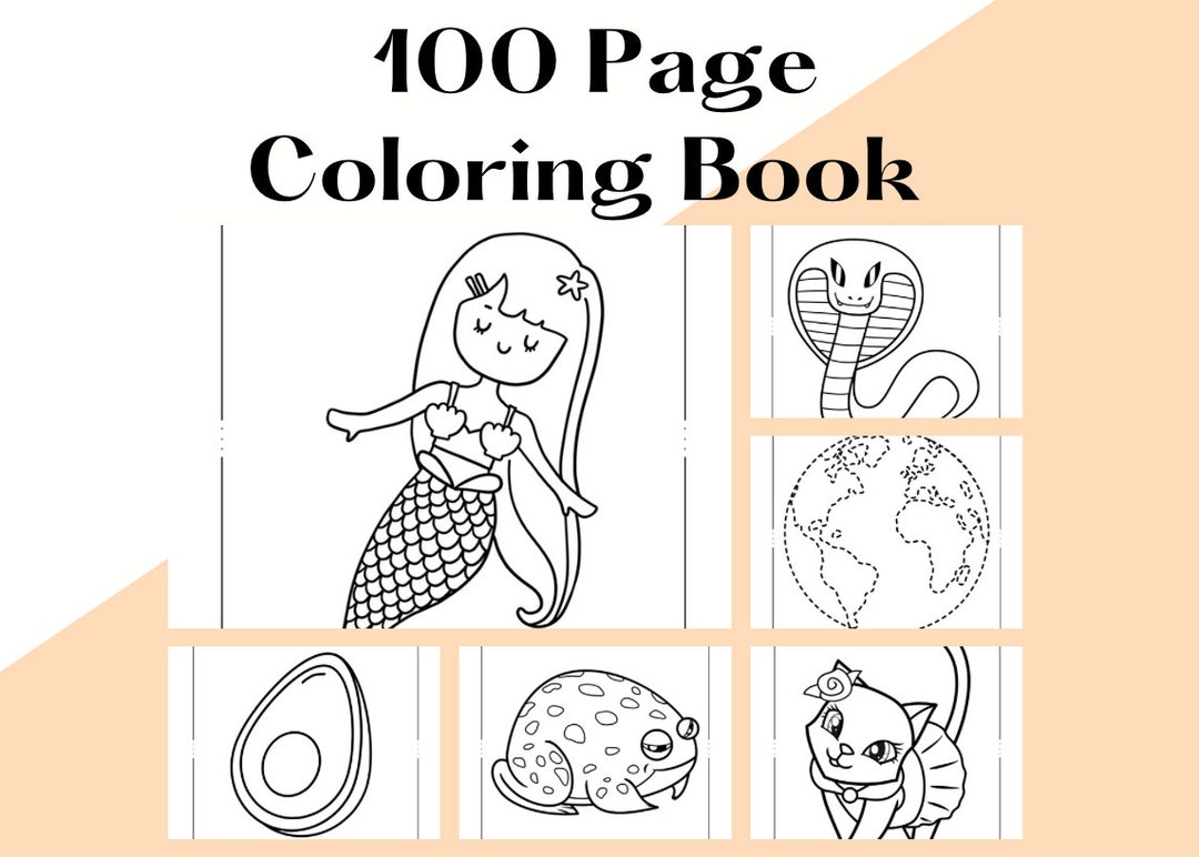 Whimsical Wonders: 100-page Coloring Book for Relaxation and Creativity ...