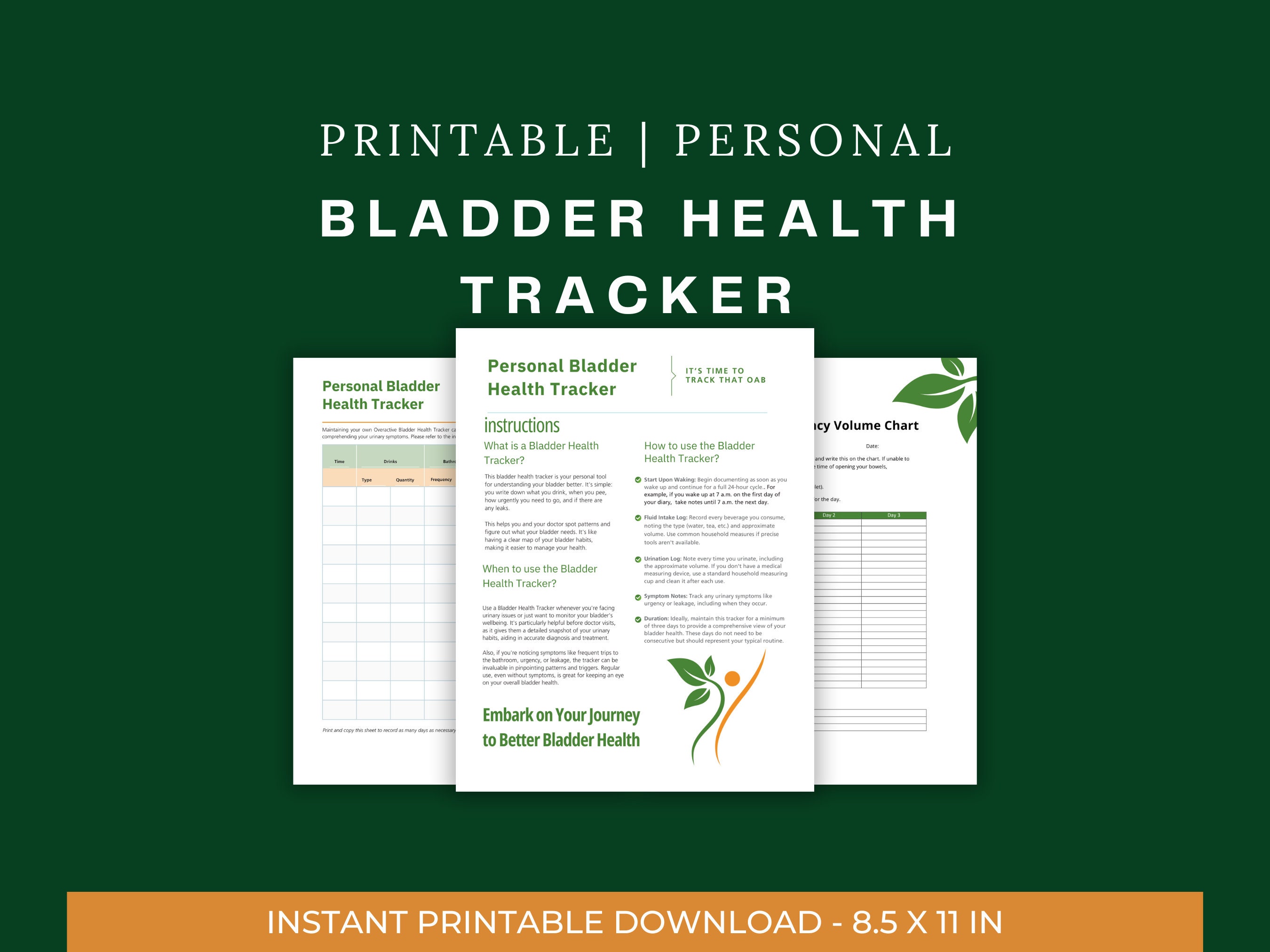 Personal Bladder Health Tracker Comprehensive Bladder Diary - Etsy