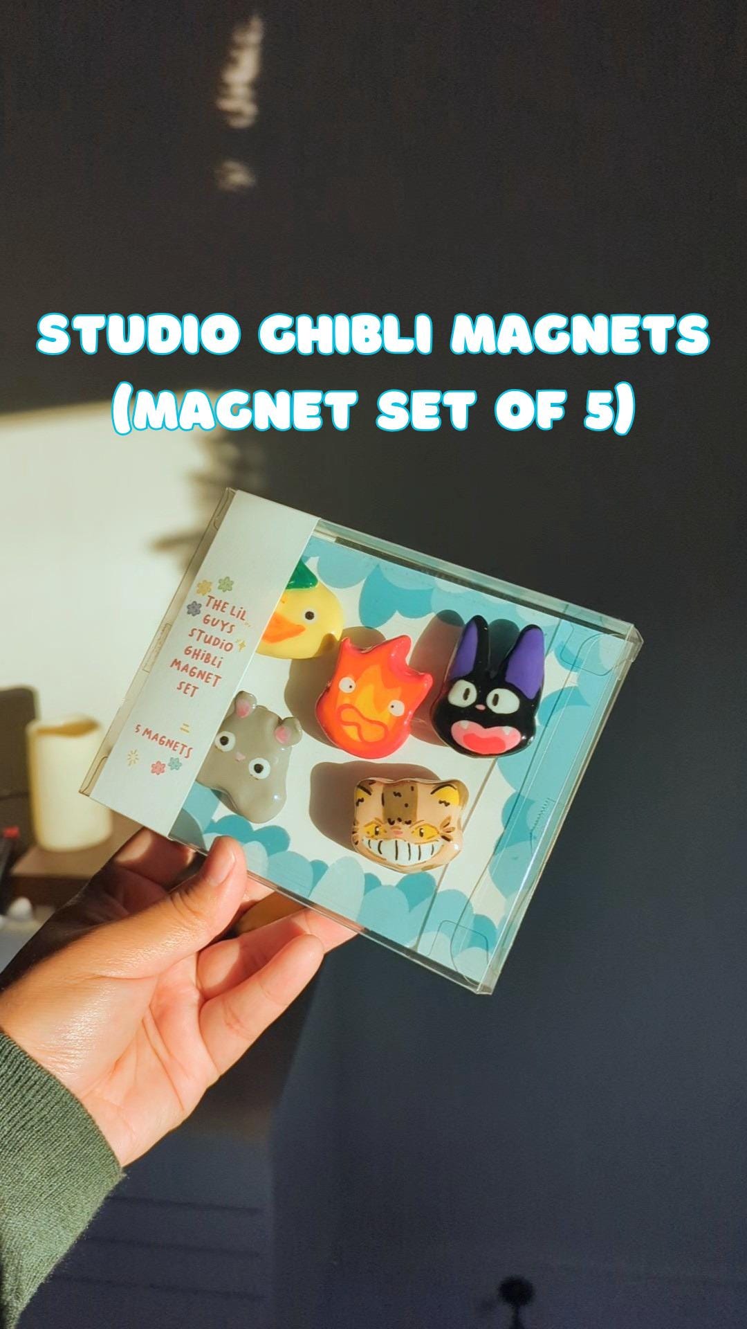 Studio Ghibli Magnet //clay Magnets // Howl's Moving Castle // Spirited ...