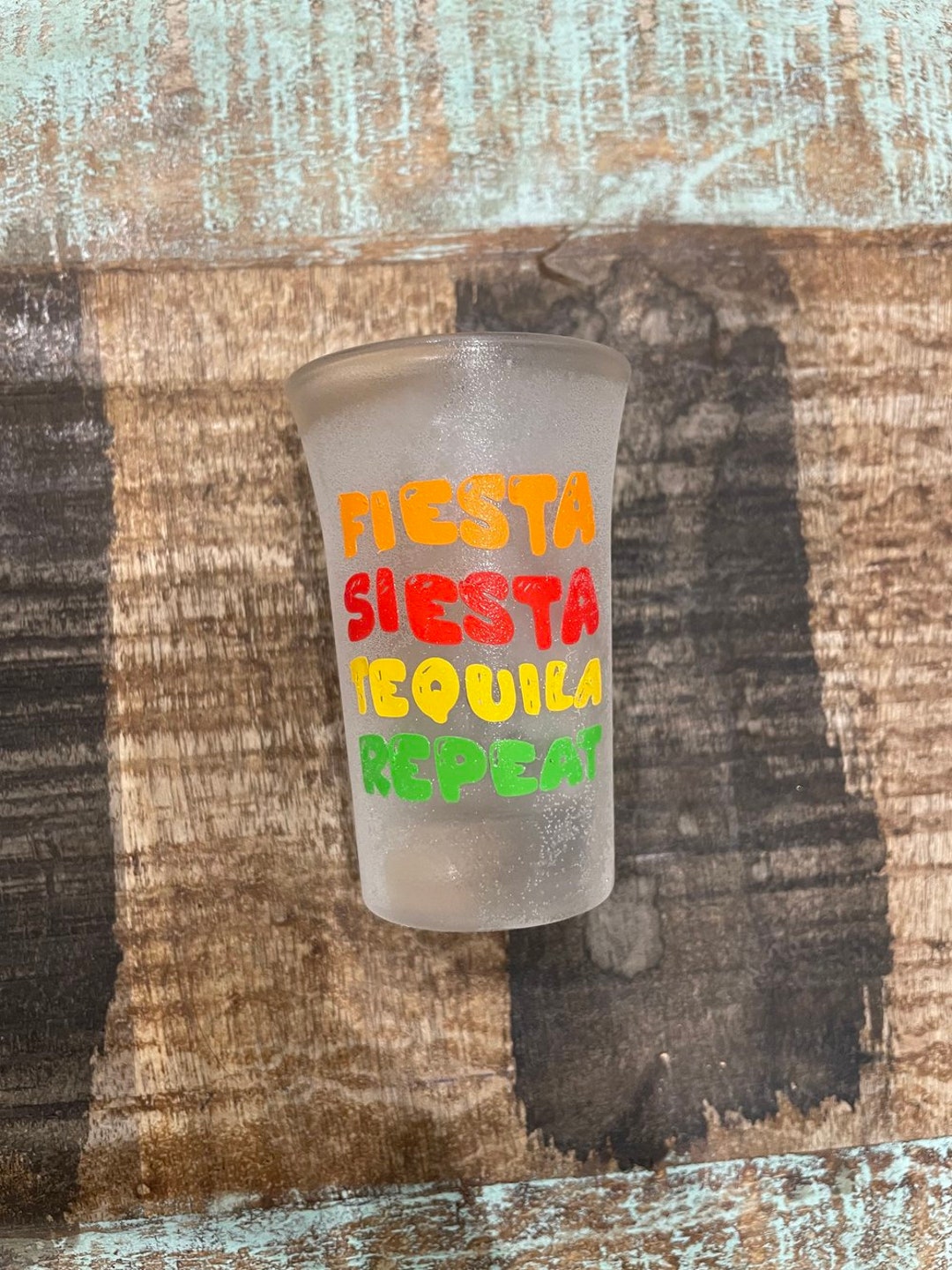 Fiesta, Siesta, Tequila, Repeat Shot Glass - Etsy