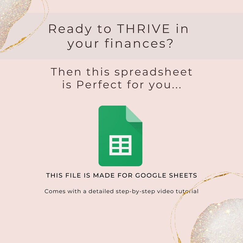 The Ultimate Annual Monthly Budget Spreadsheet Planner, Google Sheets ...