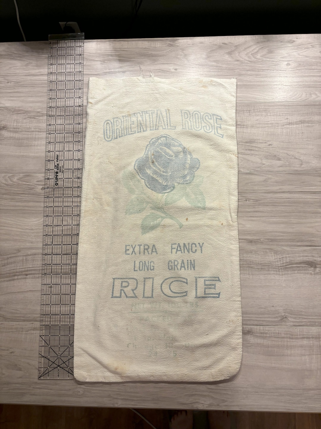 Antique flour Sacks Oriental Rose Rice Sack and Pike Hybrid Corn Co ...