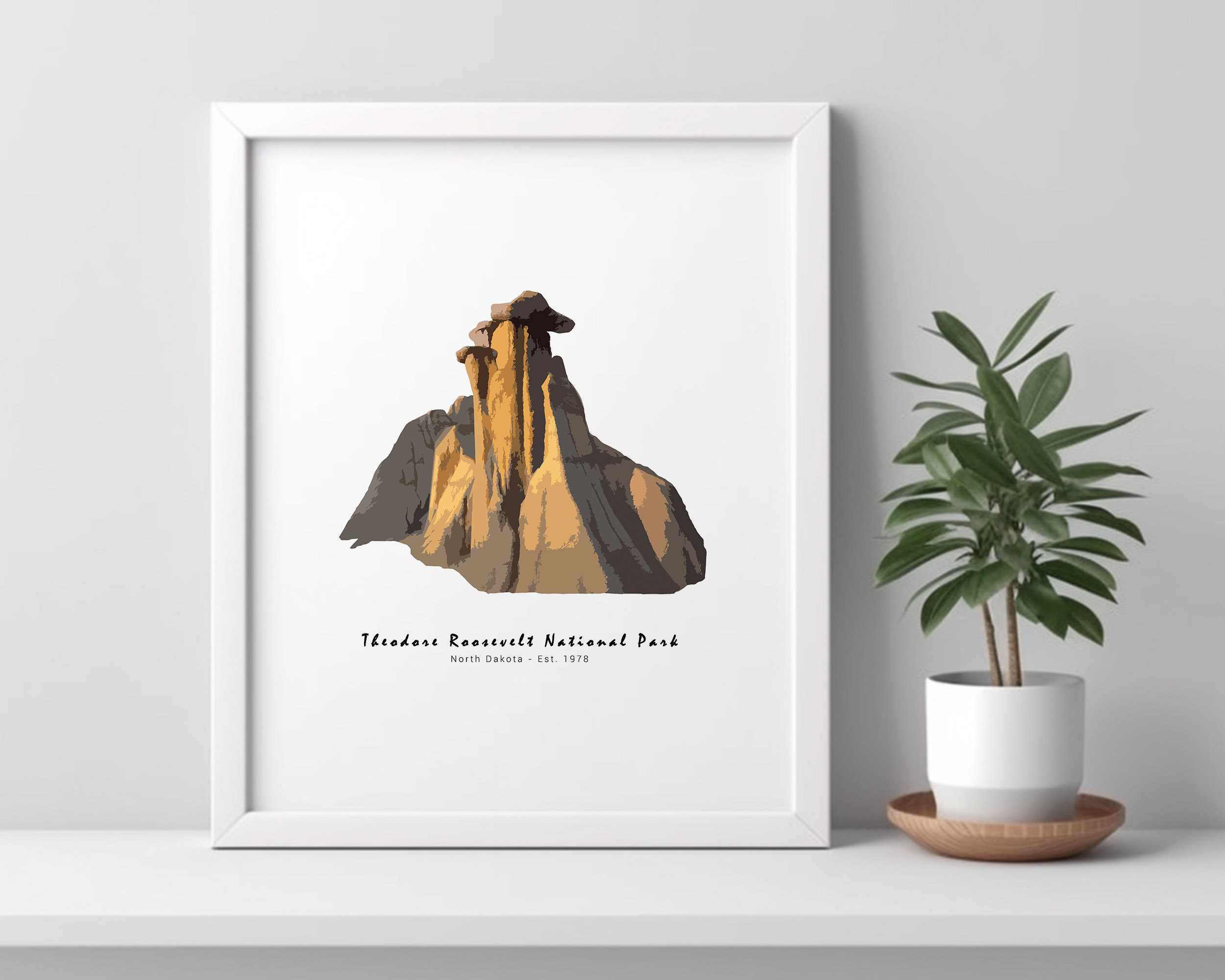 Theodore Roosevelt National Park Print | Instant Download | National ...