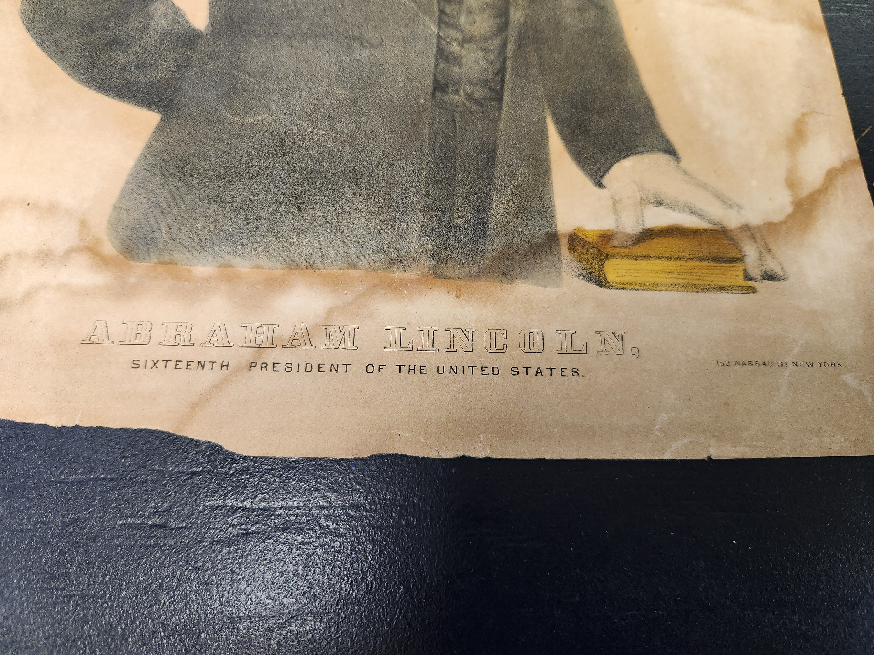 Vintage Civil War Abraham Lincoln Poster by Currier & Ives - Etsy