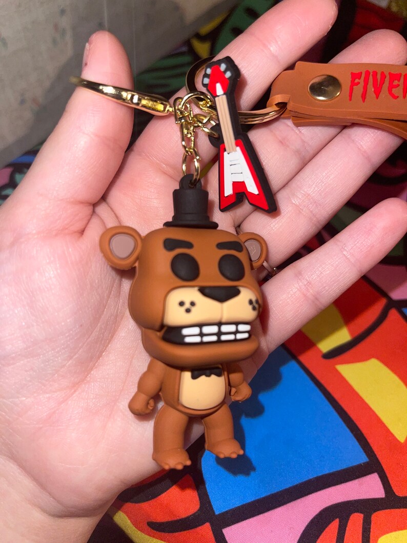 Freddy Fazbear five Nights at Freddys Keychain - Etsy Australia