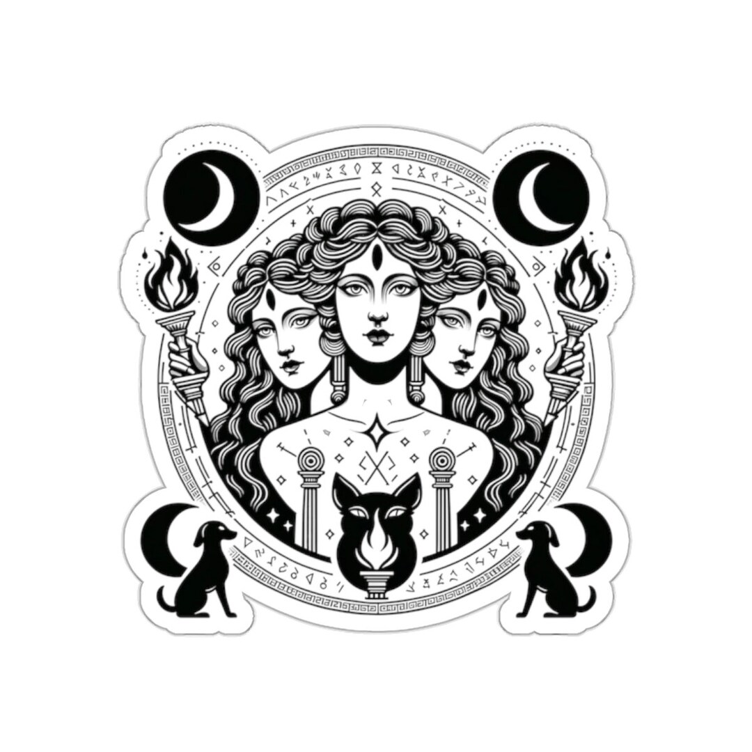 Hecate Die-cut Stickers Weather-resistant Vinyl Decals Indoor & Outdoor ...