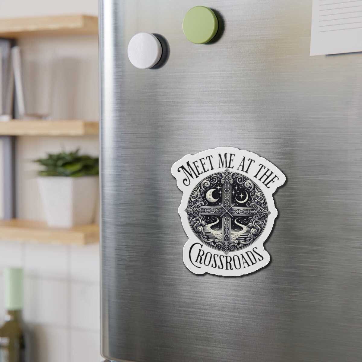 Hecate's Crossroads Mystical Moon Phase Die-cut Magnet for Outdoor & Indoor Decor - Etsy