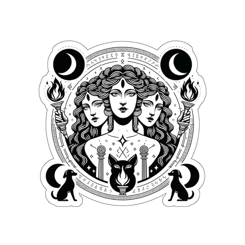 Hecate Die-cut Stickers Weather-resistant Vinyl Decals Indoor & Outdoor ...