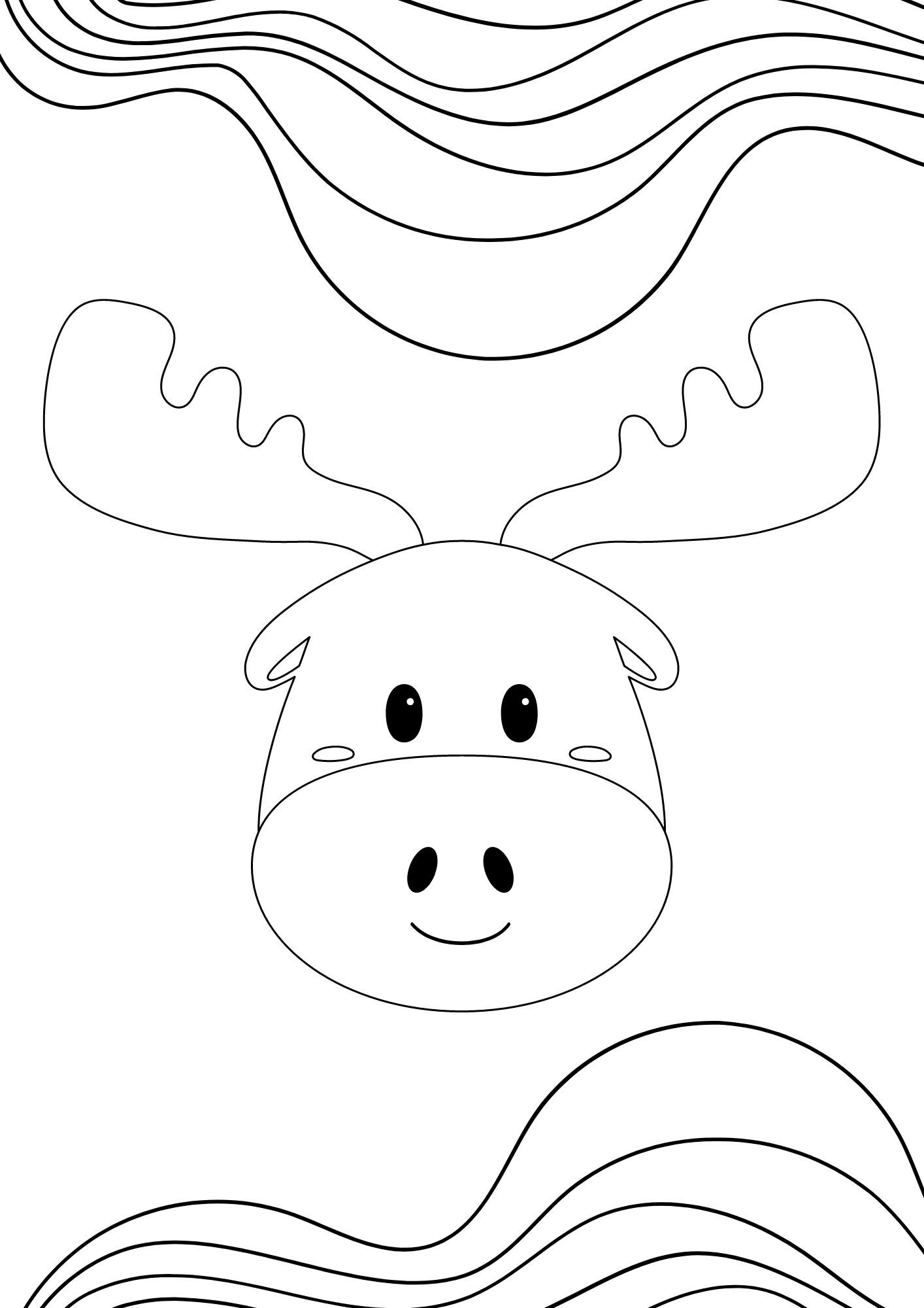 Moose Coloring Pages for Moose Lodges, Moose Legion, Women of the Moose ...