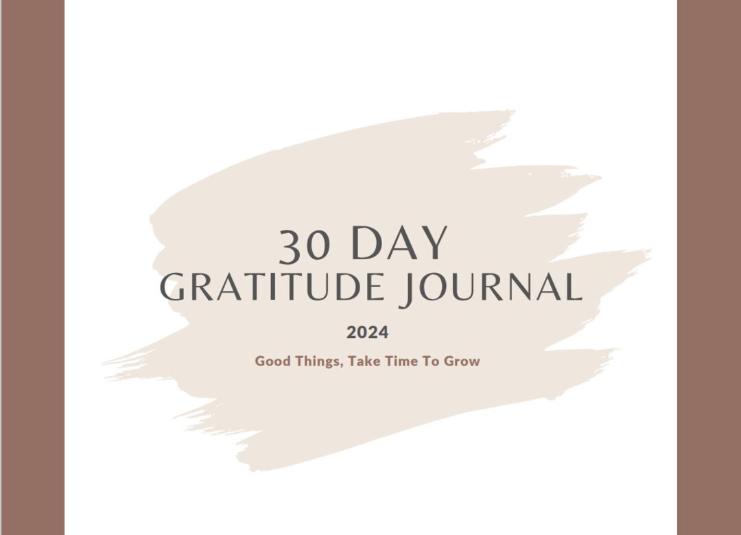30 Day Gratitude Journal & Future Board - Etsy