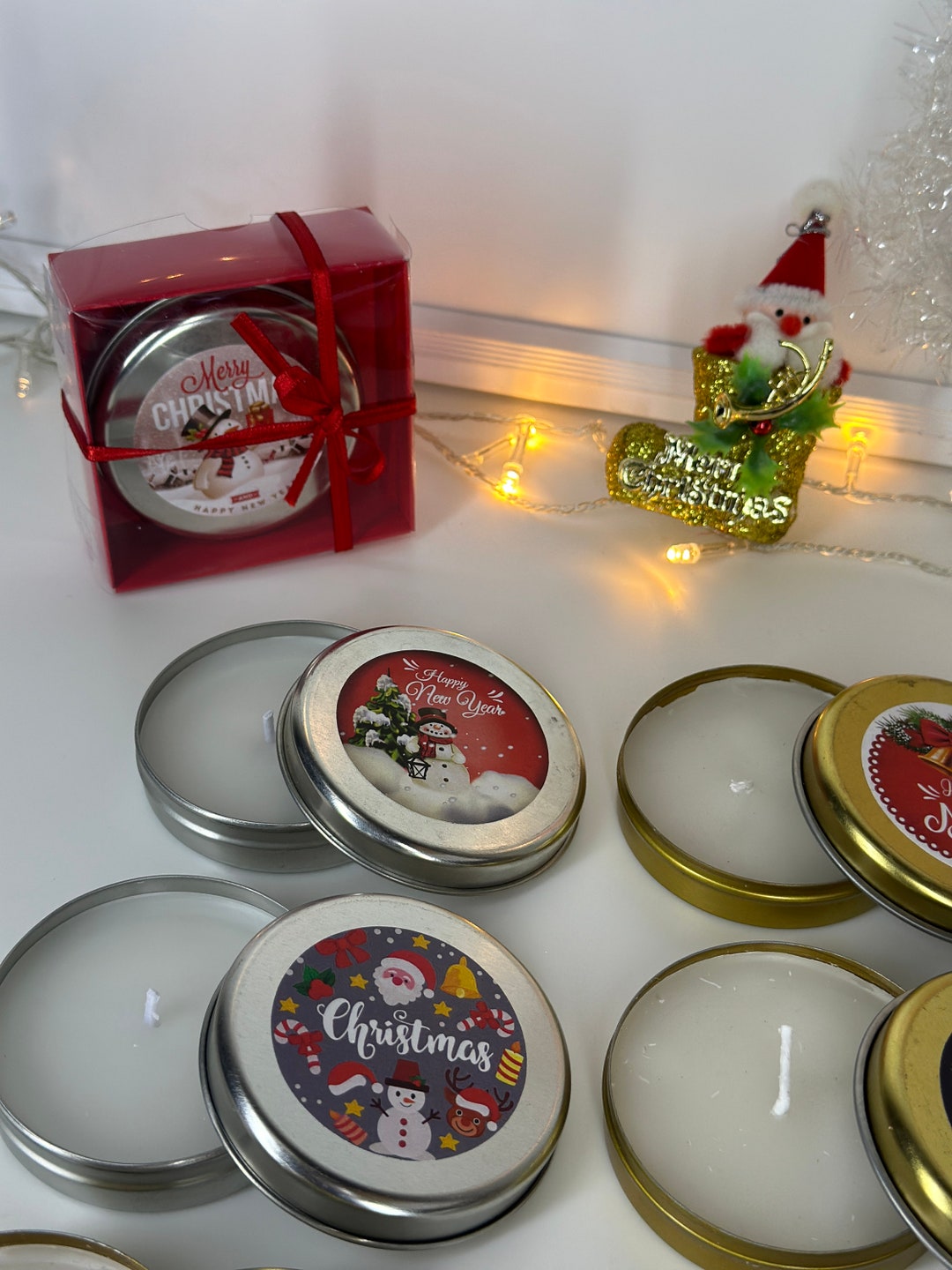 Decor Candle Holder With Metal Box - Etsy