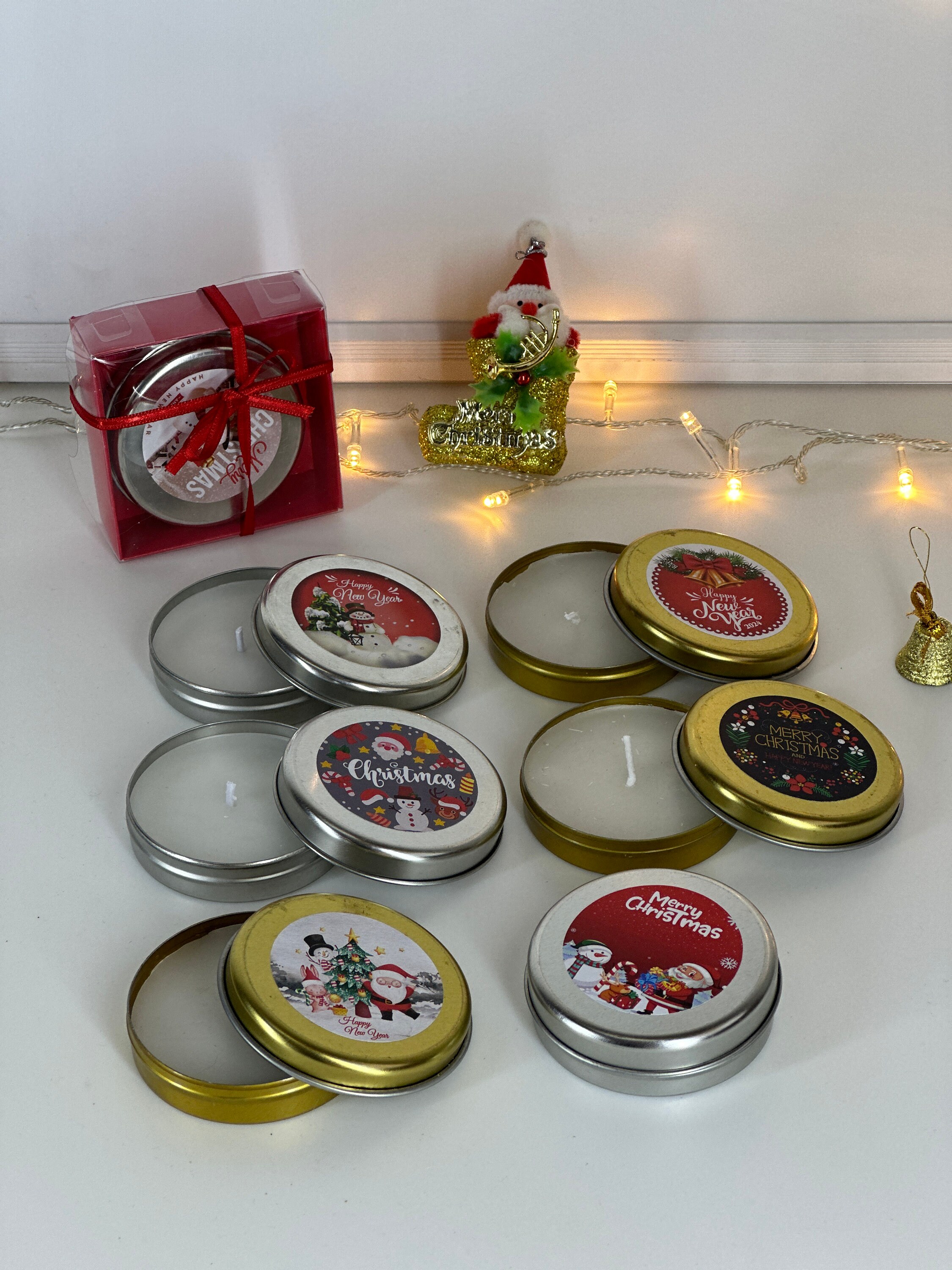 Decor Candle Holder With Metal Box - Etsy