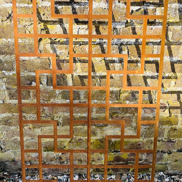 Rusted Steel Screens - Etsy UK