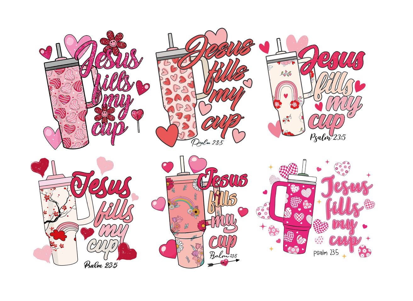 Jesus Fills My Cup Png, Psalm 23:5 Png, Trendy Christian Png, Bible ...