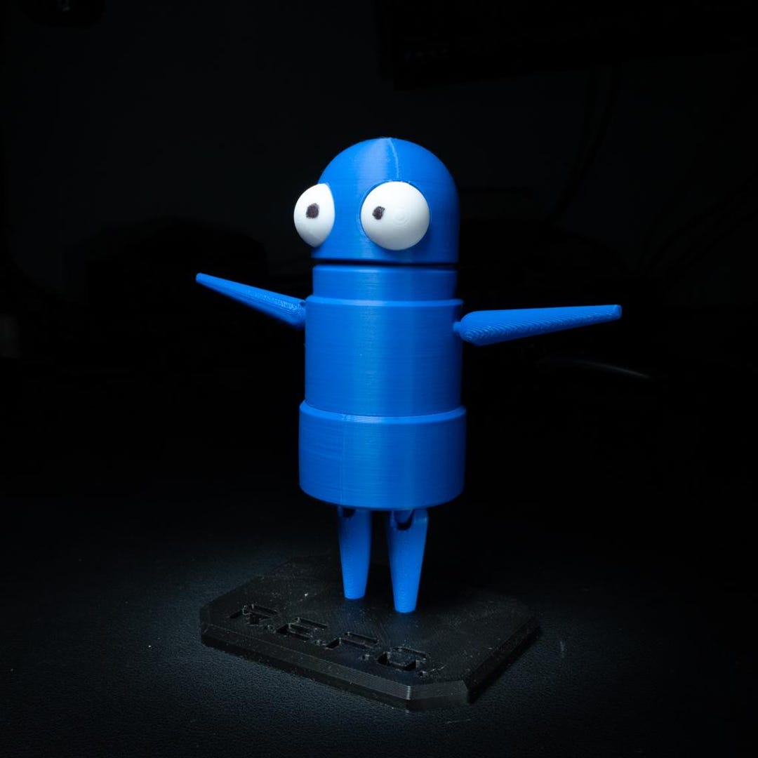 3D Printed R.E.P.O. Robot Figure: Poseable Gamer Desk Toy - Etsy