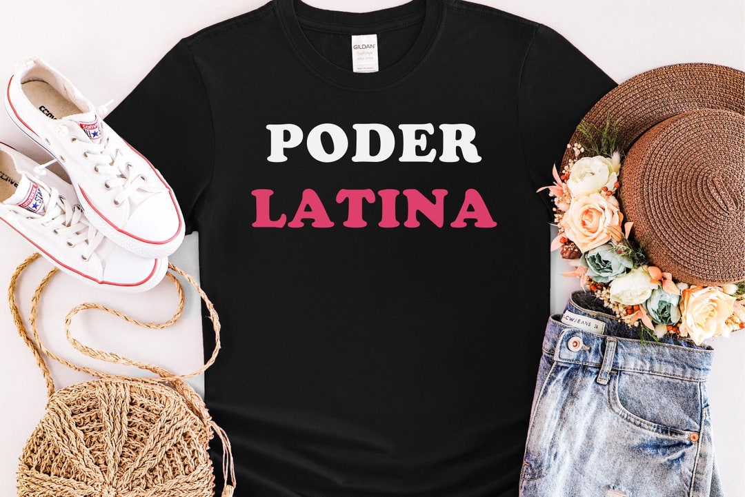 Poder Latina Shirt Spanish Feminist Pride Tee, Empowering Hispanic and ...