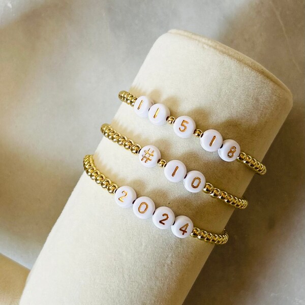 Number Bracelet - Etsy